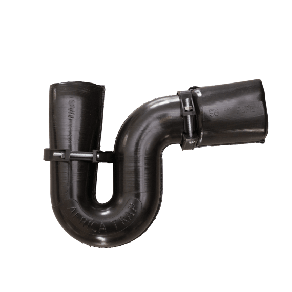 Splashworks Trap P Plain Rubber Blk 32x40mm | Agrimark