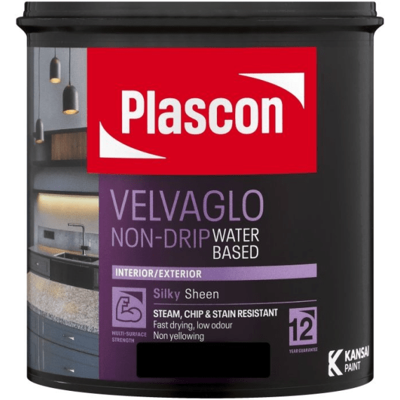 Plascon Velvaglo Black 1L | Agrimark