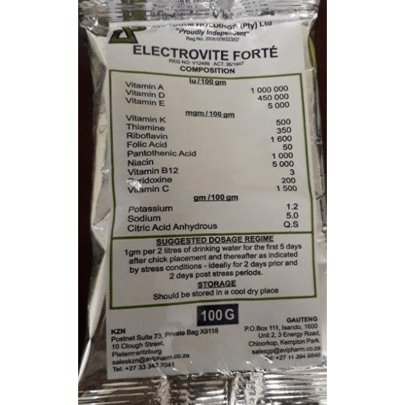 Electrovite Forte Stresspack 100g | Agrimark