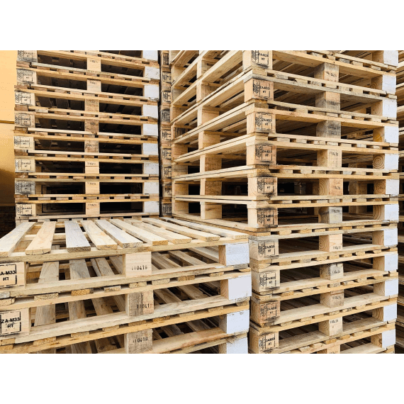 Pallet Export 1200-1000-154 HT 9S (75) White M33 | Agrimark