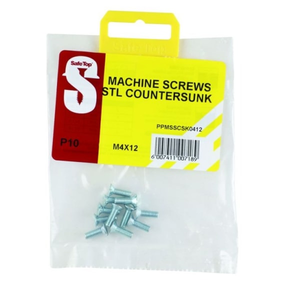 ST Machine Screws Steel Countersunk P10 | Agrimark