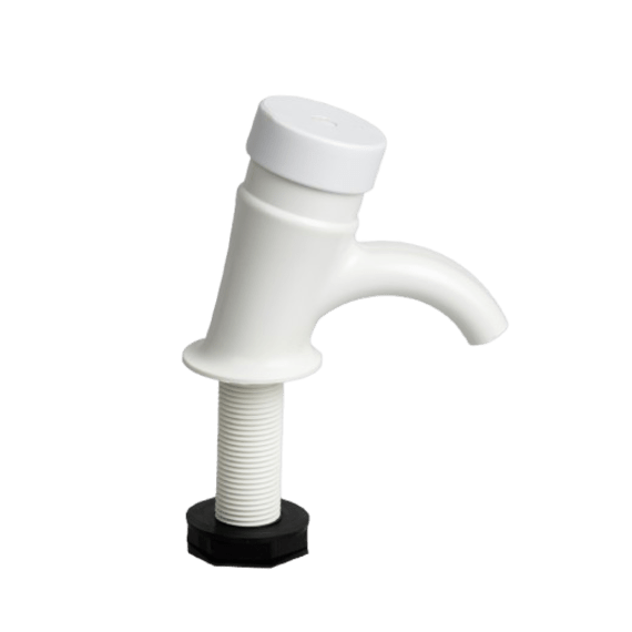 Gd Polar Pillar Demand Tap White 15mm | Agrimark