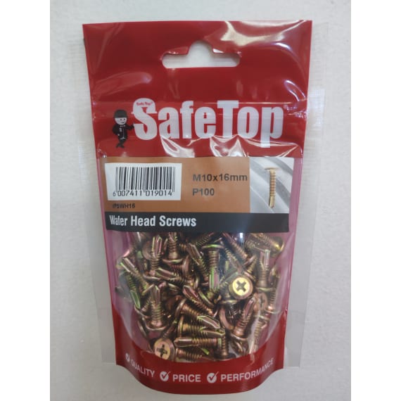 ST Wafer Head Screws Fine 10x22mm P100 | Agrimark