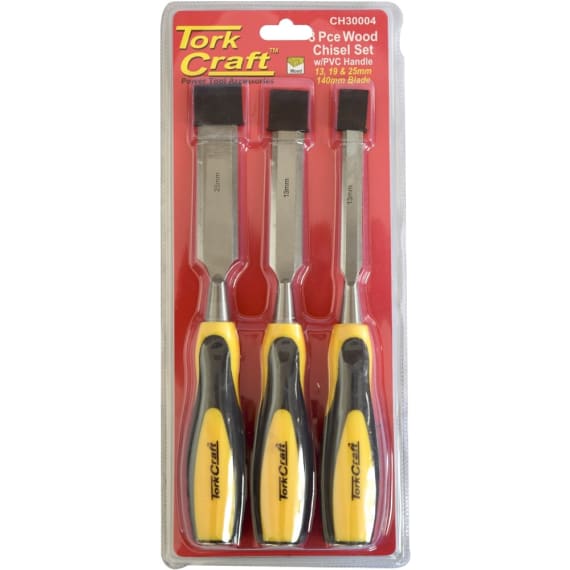 Chisel Set 3 Pce Wood | Agrimark