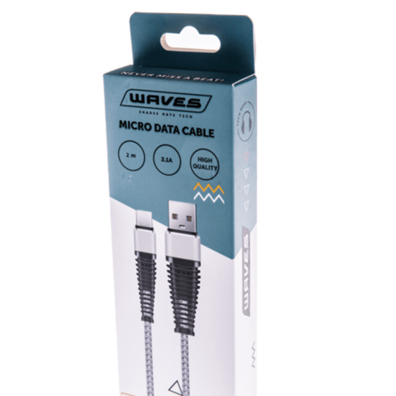 Waves Tech - Micro Data Cable 2m | Agrimark