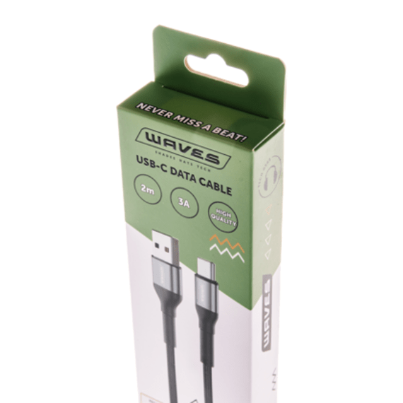 Waves Tech - Type C To Type C Cable 1m | Agrimark