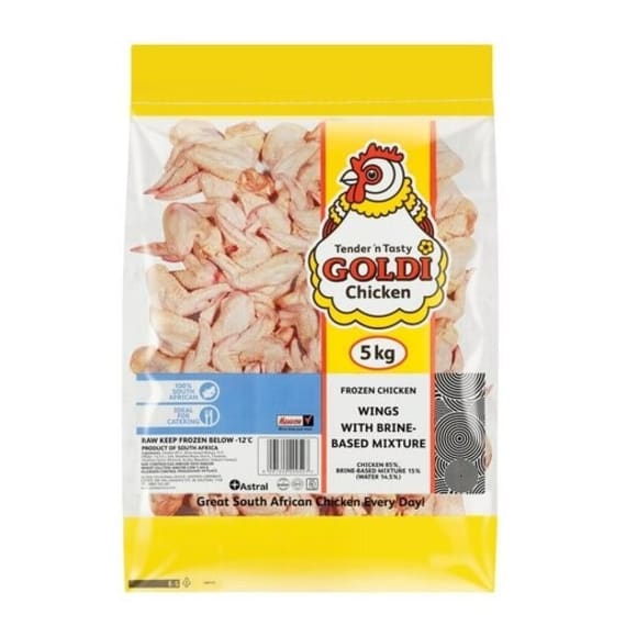 Goldi Iqf Chicken Wings 5kg | Agrimark