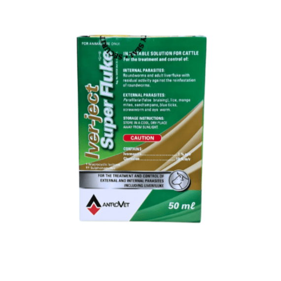 Antrovet Iver-ject Super Fluke 50ml | Agrimark