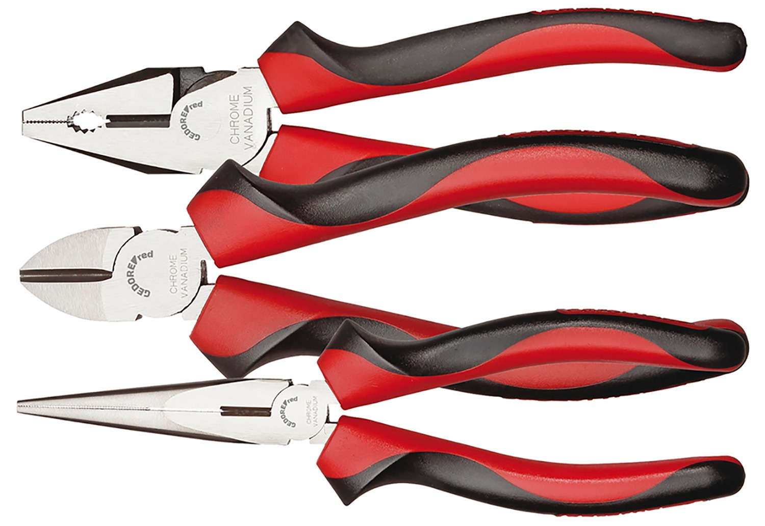 Gedore Red Pliers Set 2c-handle 3pcs | Agrimark