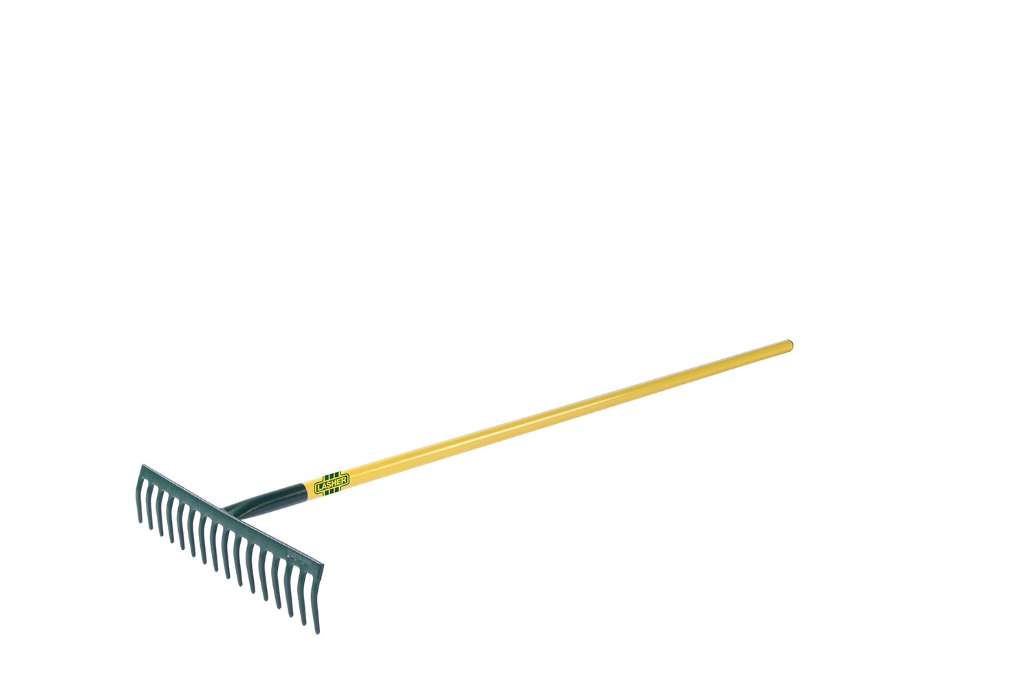 Lasher 16 teeth Steel Handle Garden Rake | Agrimark