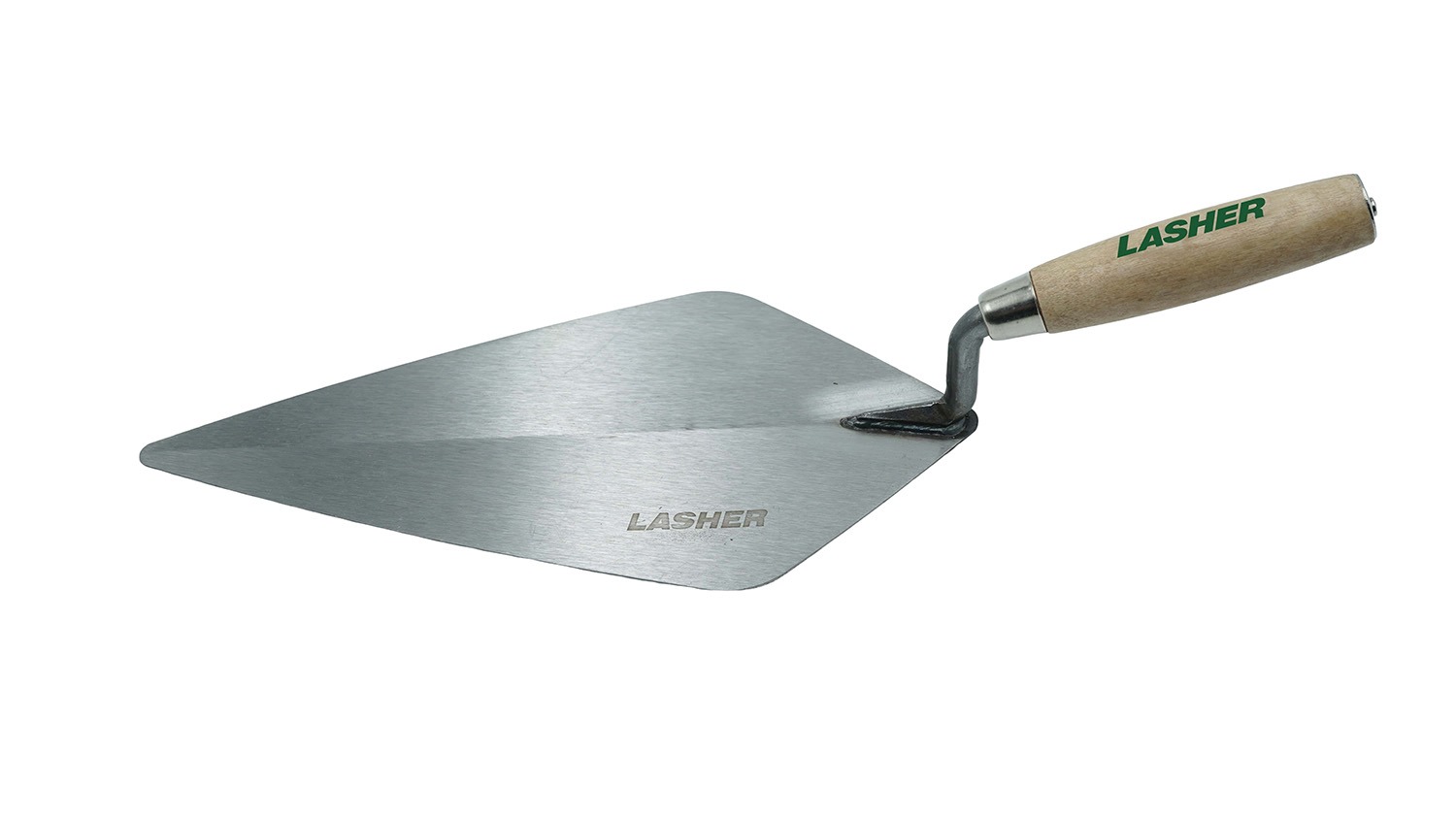 Lasher Brick Trowel with Wooden Handle 300mm | Agrimark