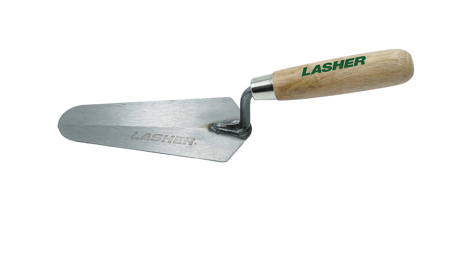 Lasher Gauging Trowel with Wooden Handle 150mm | Agrimark