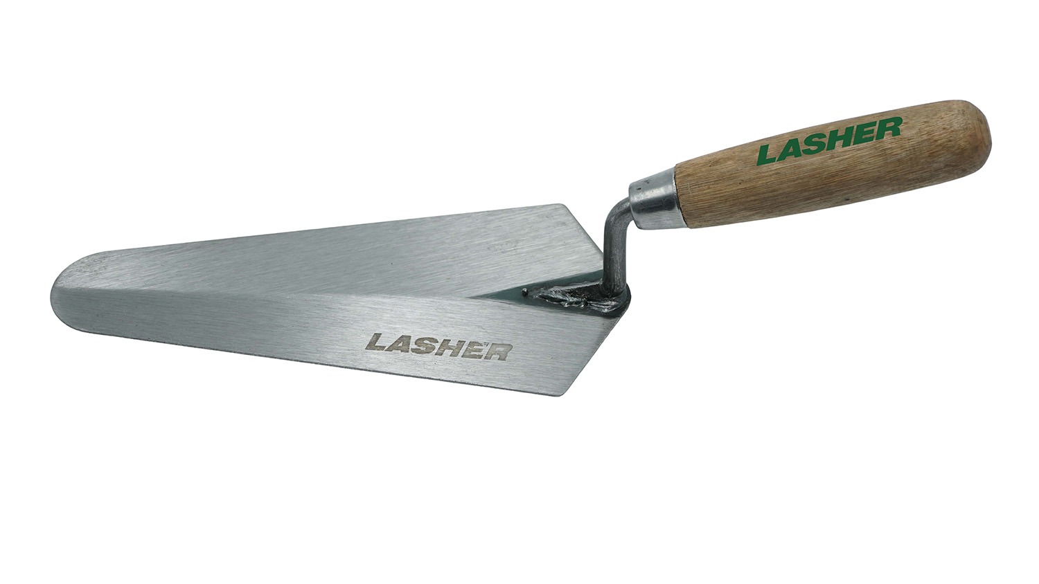 Lasher Gauging Trowel with Wooden Handle 200mm | Agrimark