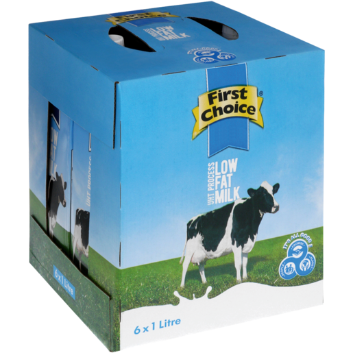 First Choice UHT Low Fat Milk 1L x 6 | Agrimark