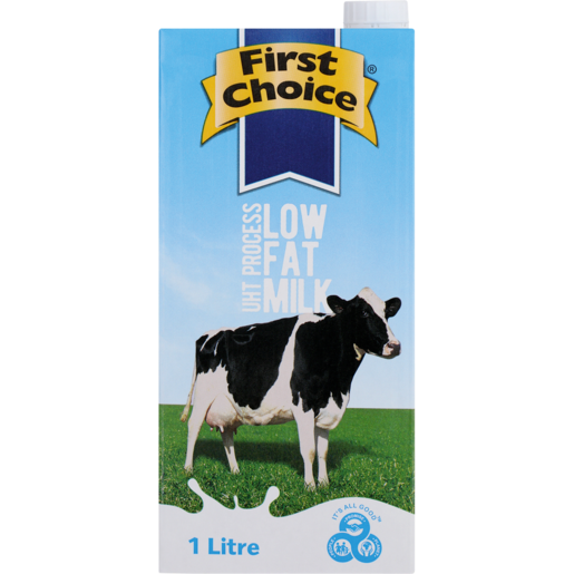 First Choice UHT Low Fat Milk 1L | Agrimark