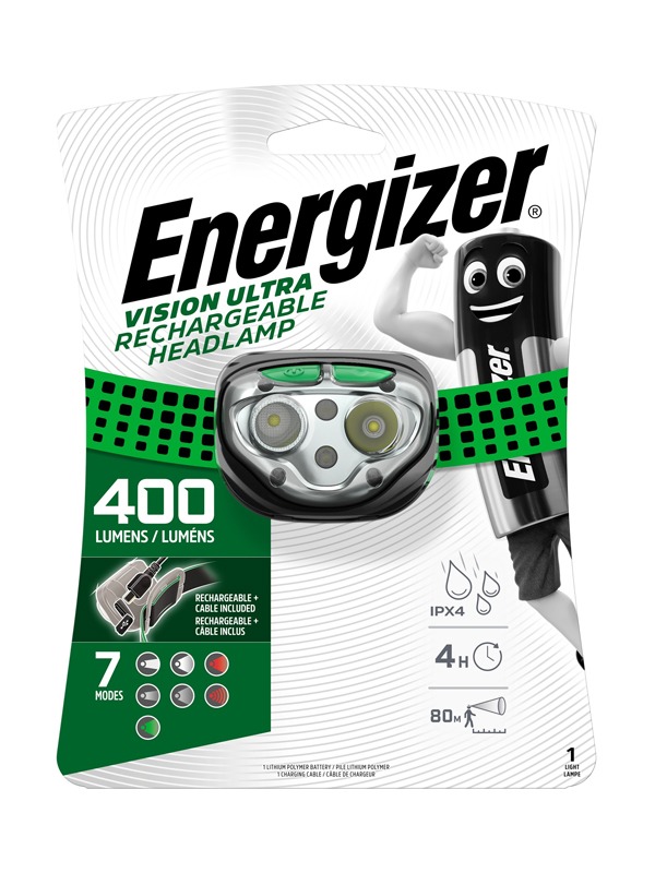Energizer Vision 400L Rechargeable Headlight | Agrimark