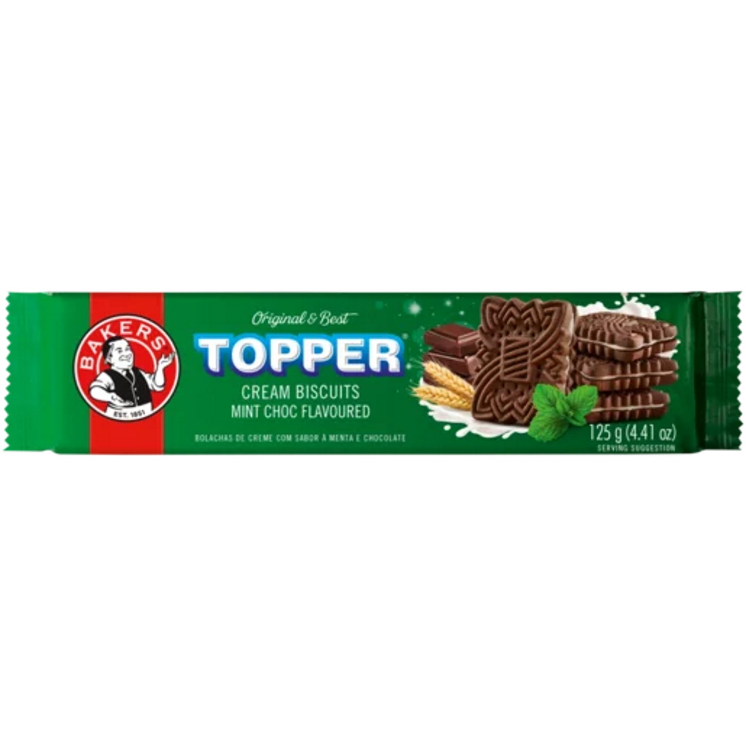 Bakers Topper Choc Mint 125g | Agrimark