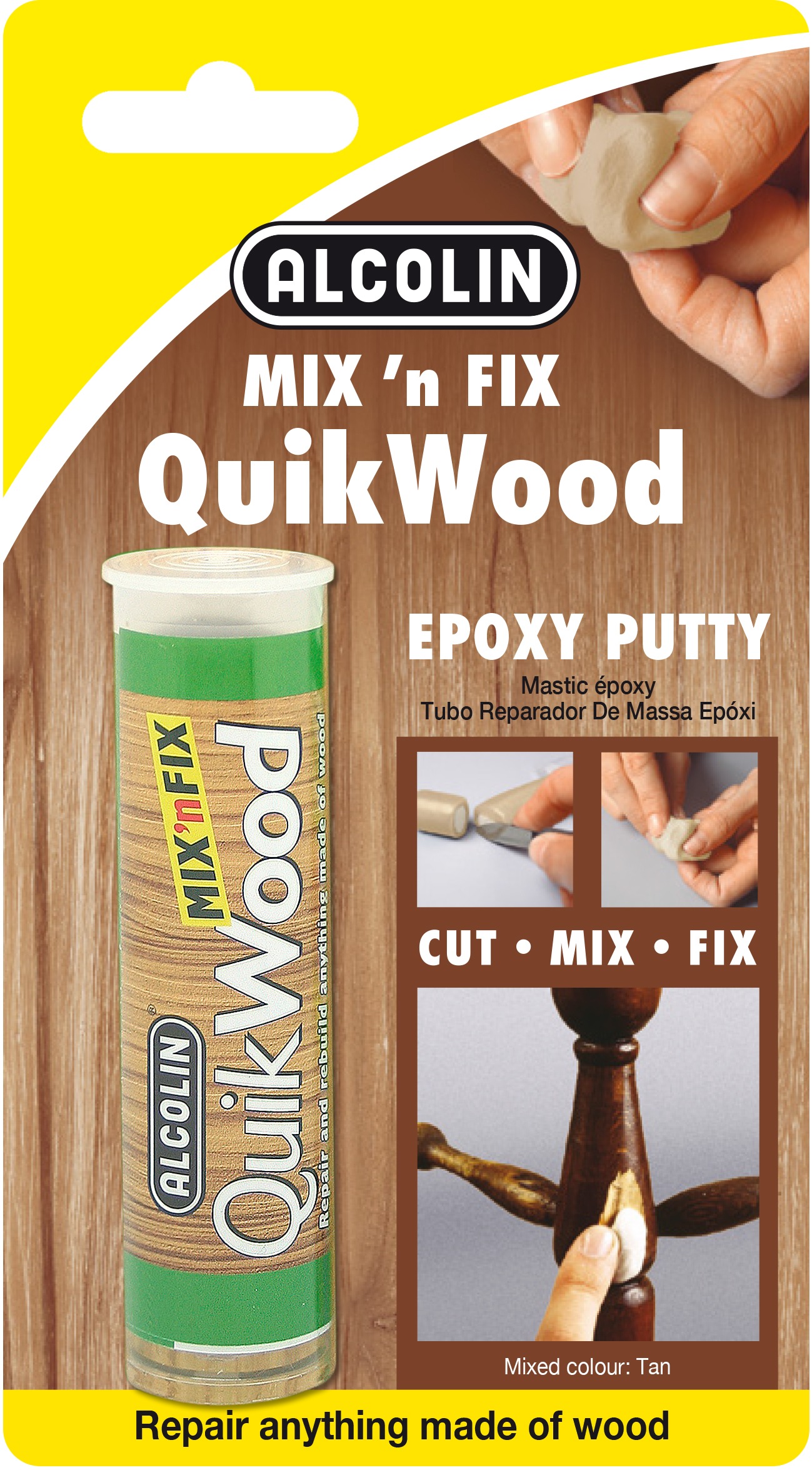 Alcolin Mix 'n Fix Quickwood 28g | Agrimark