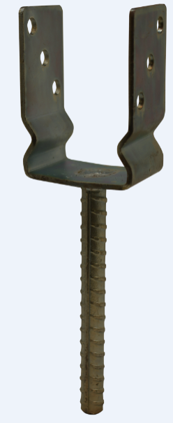 Rtp Timber Post Bracket Strait 80x125x60 | Agrimark