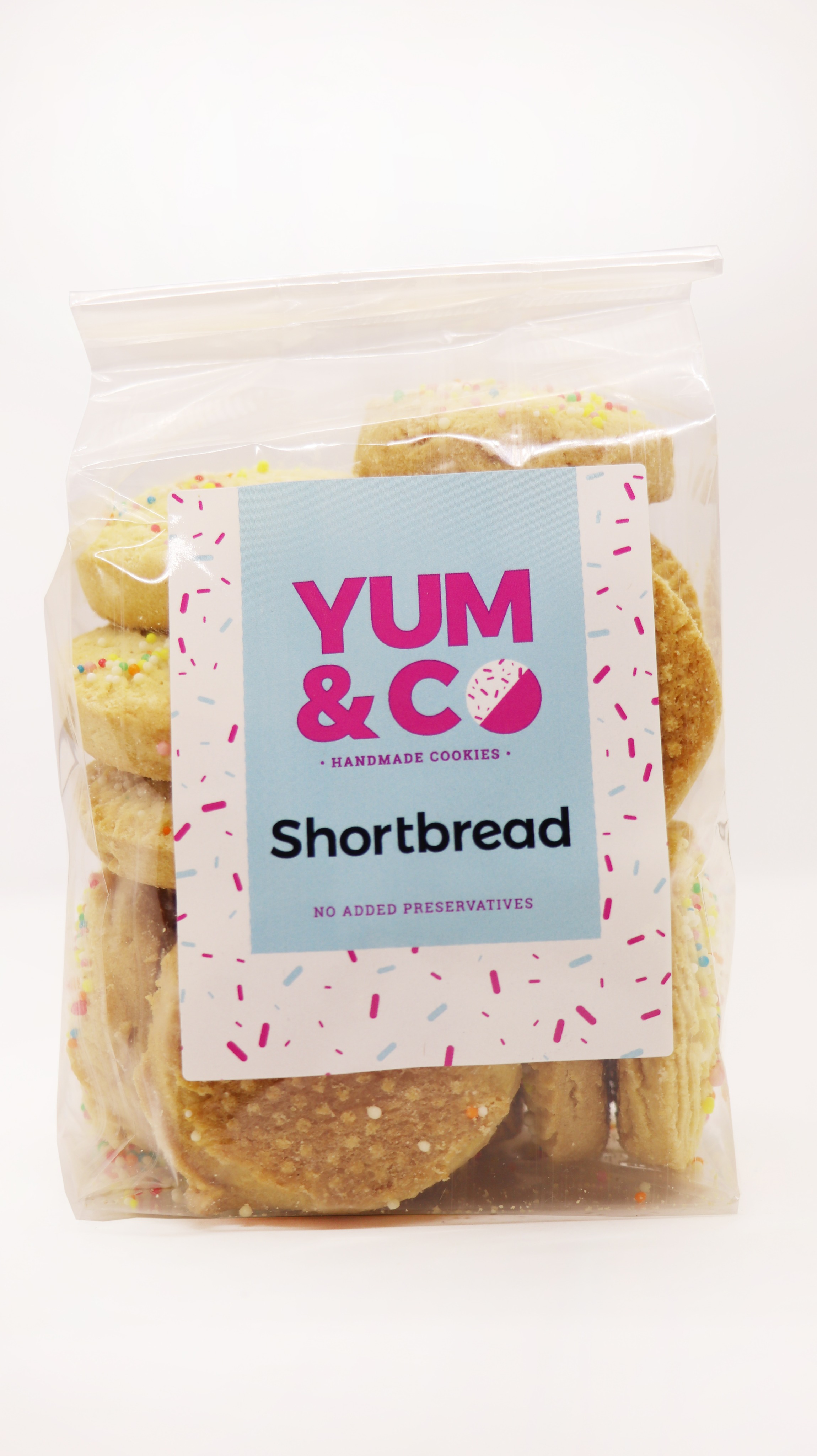 Yum&co Shortbread Biscuits 250g | Agrimark