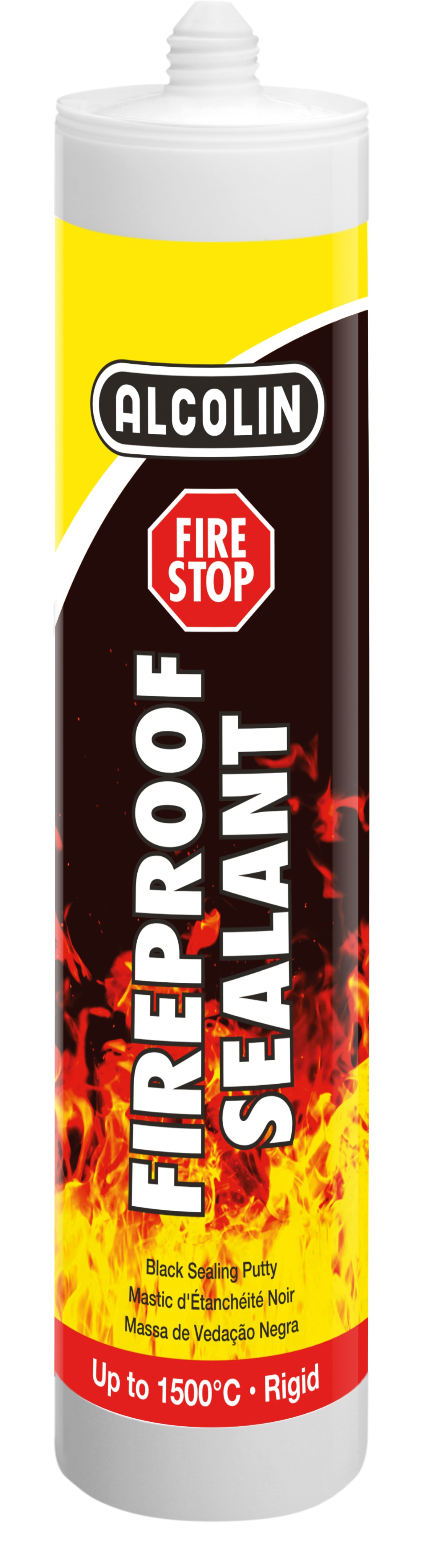 Alcolin Fire Stop Fire Putty Black 300ml | Agrimark