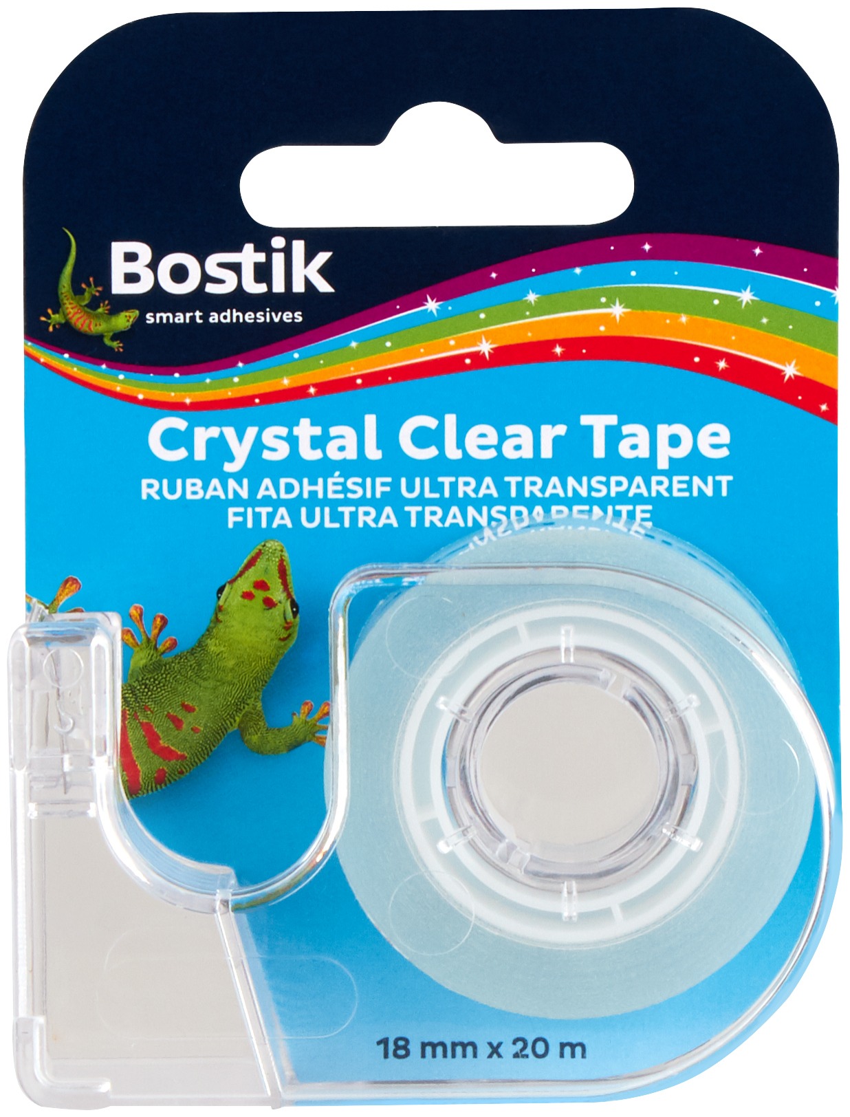 Bostik Tape Dispenser Crystal Clear 18mmx20m | Agrimark