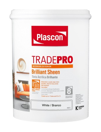 Plascon Trade Pro Brilliant Sheen White | Agrimark