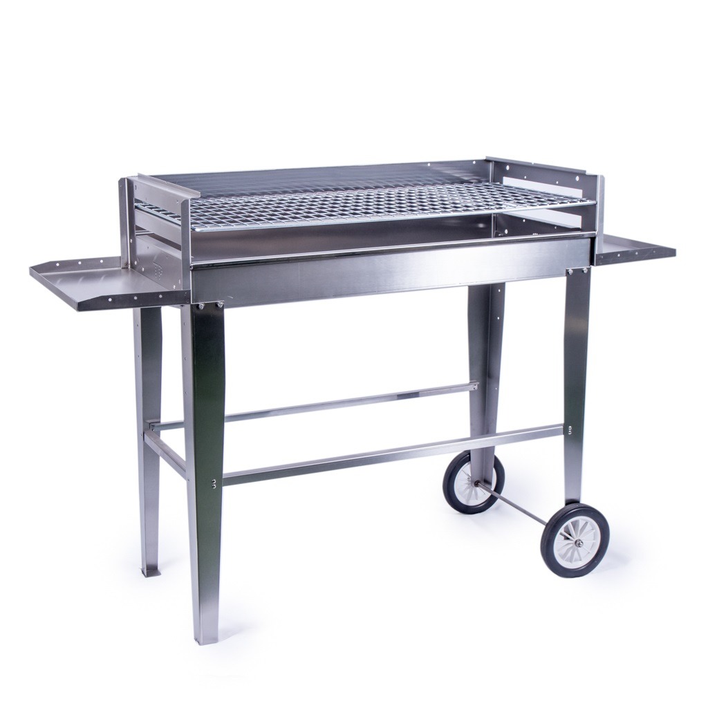 Technipunch 900mm Stainless Steel Mobile Braai | Agrimark