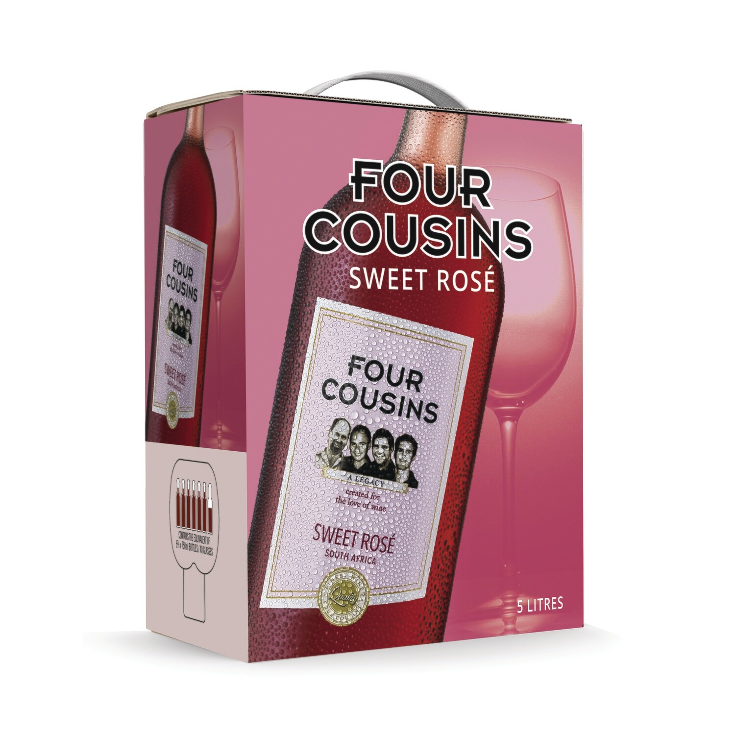 Four Cousins Natural Sweet Rose 5L | Agrimark