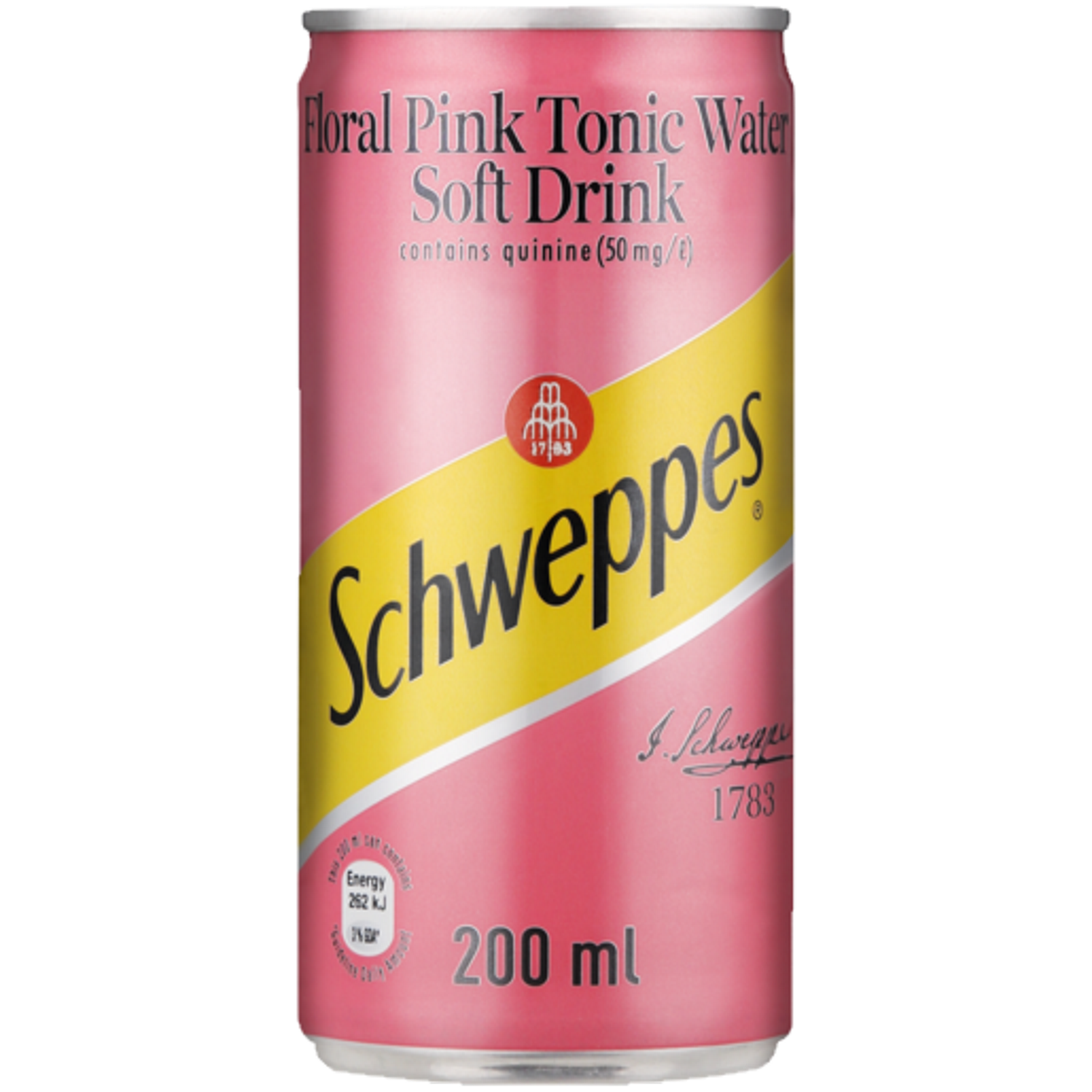 Schweppes Floral Pink Tonic Can 200ml | Agrimark