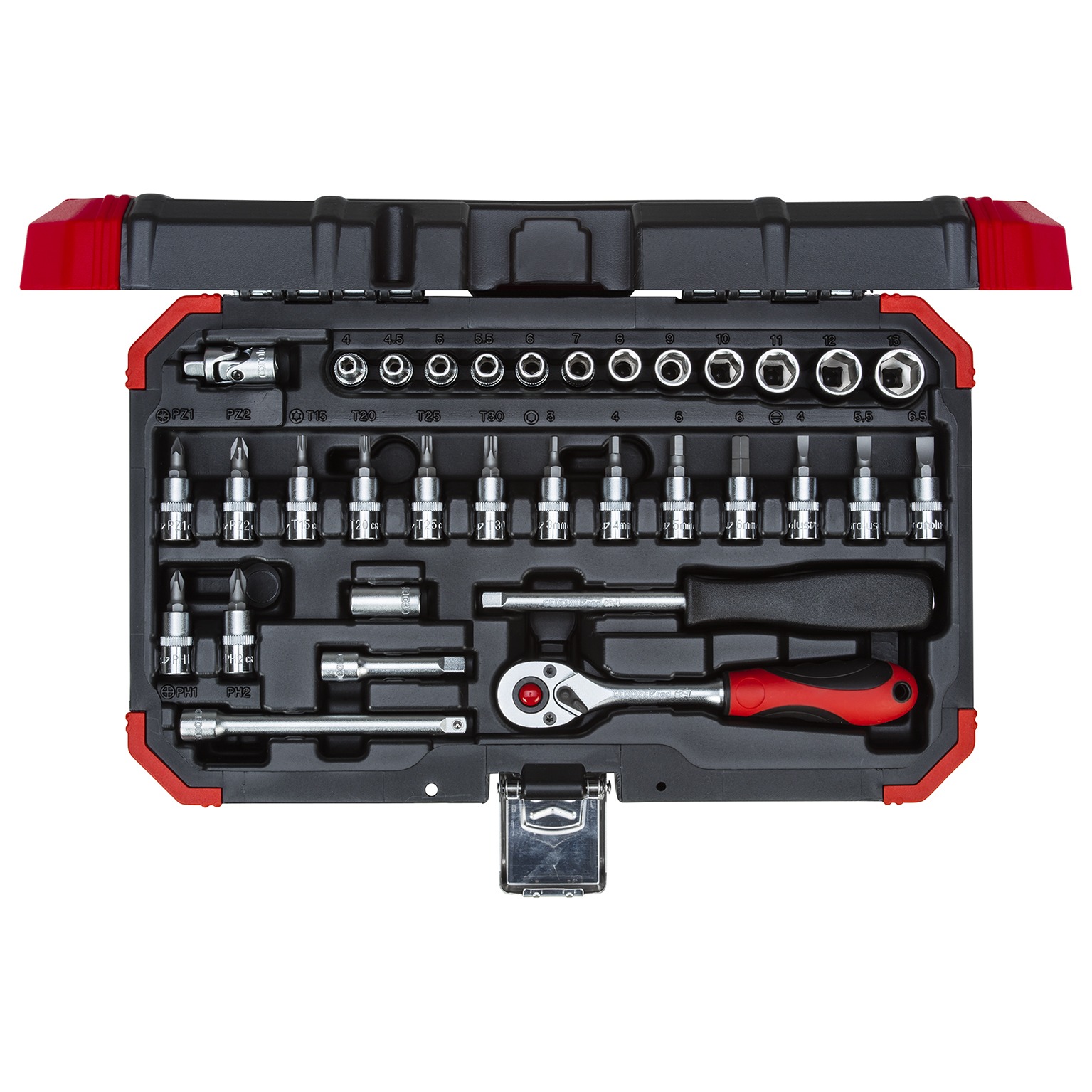 Gedore Red Socket Set Size 4-13mm 33 piece | Agrimark Gedore Red Socket Set Size 4-13mm 33 piece | Agrimark