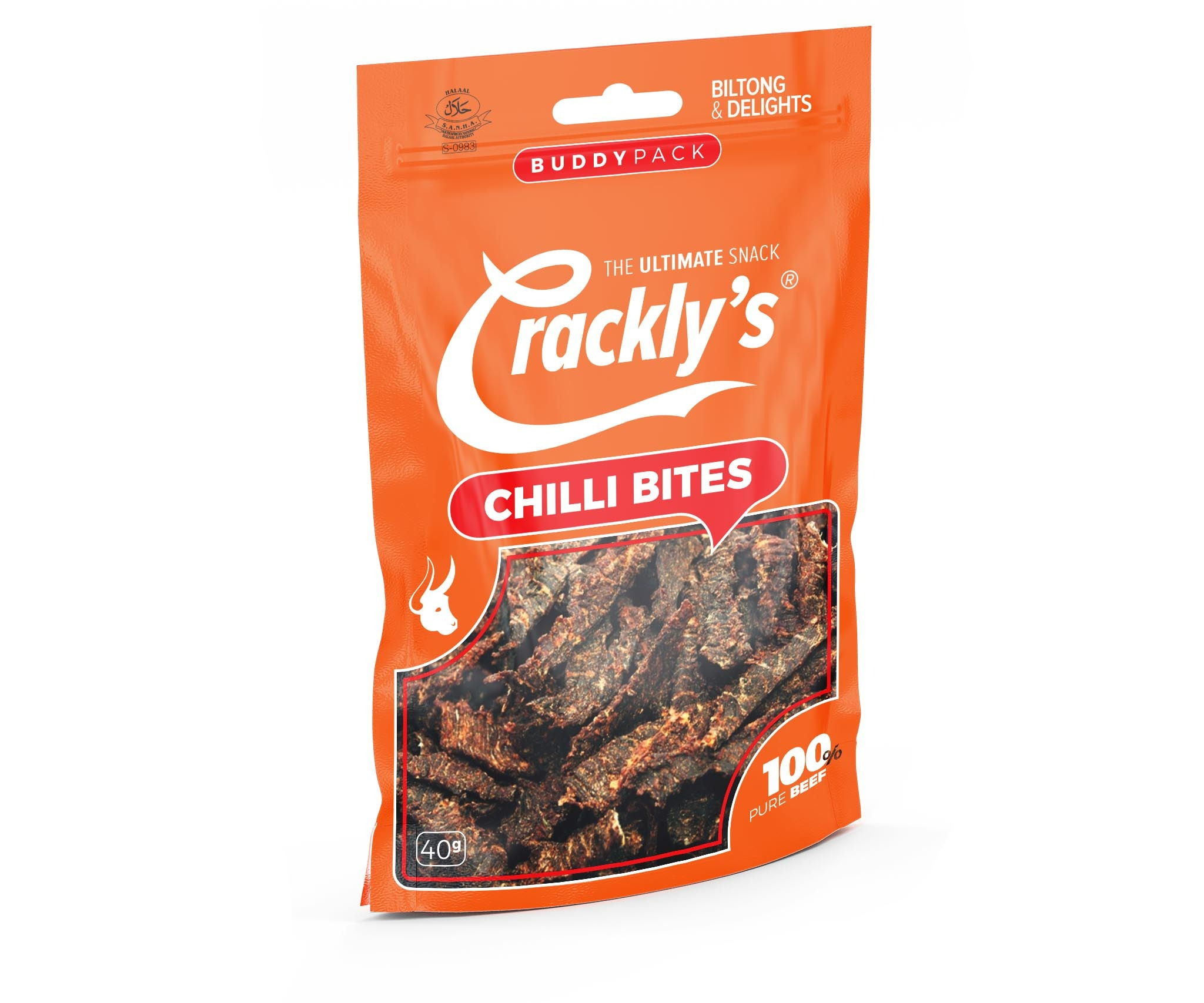 Crackly's Buddy Pack Chilli Bites 60g | Agrimark