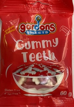 Gordons Sweets Gummy Teeth 60g | Agrimark