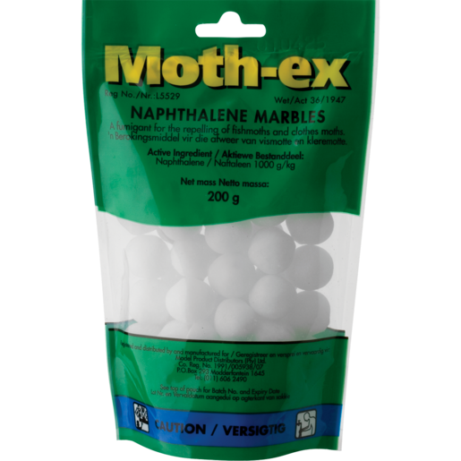 Moth Ex Naphthalene Marbles 200g | Agrimark