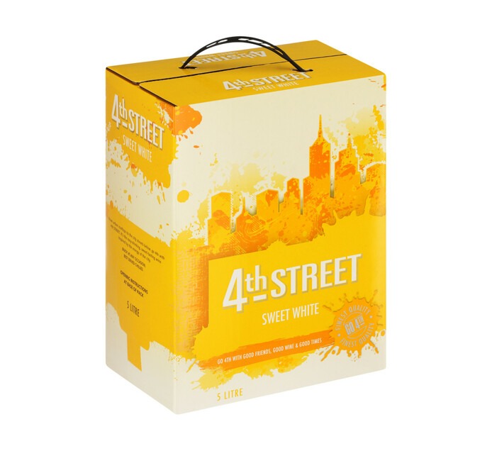 4th Street Natural Sweet White Wine 5L | Agrimark