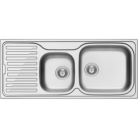 Kwikot Sink 1&1/2 Bowl R/Hand 1160x500mm | Agrimark