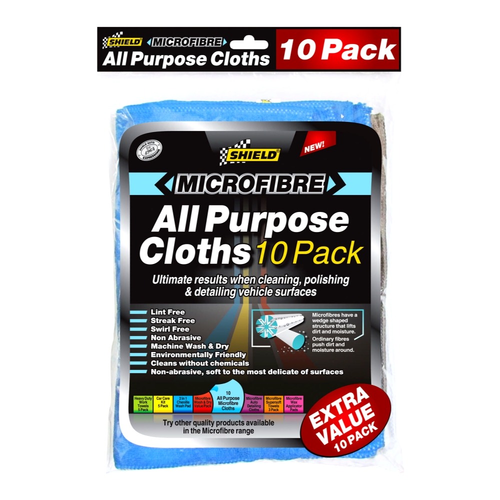 Shield Towel Microfibre 10pk | Agrimark