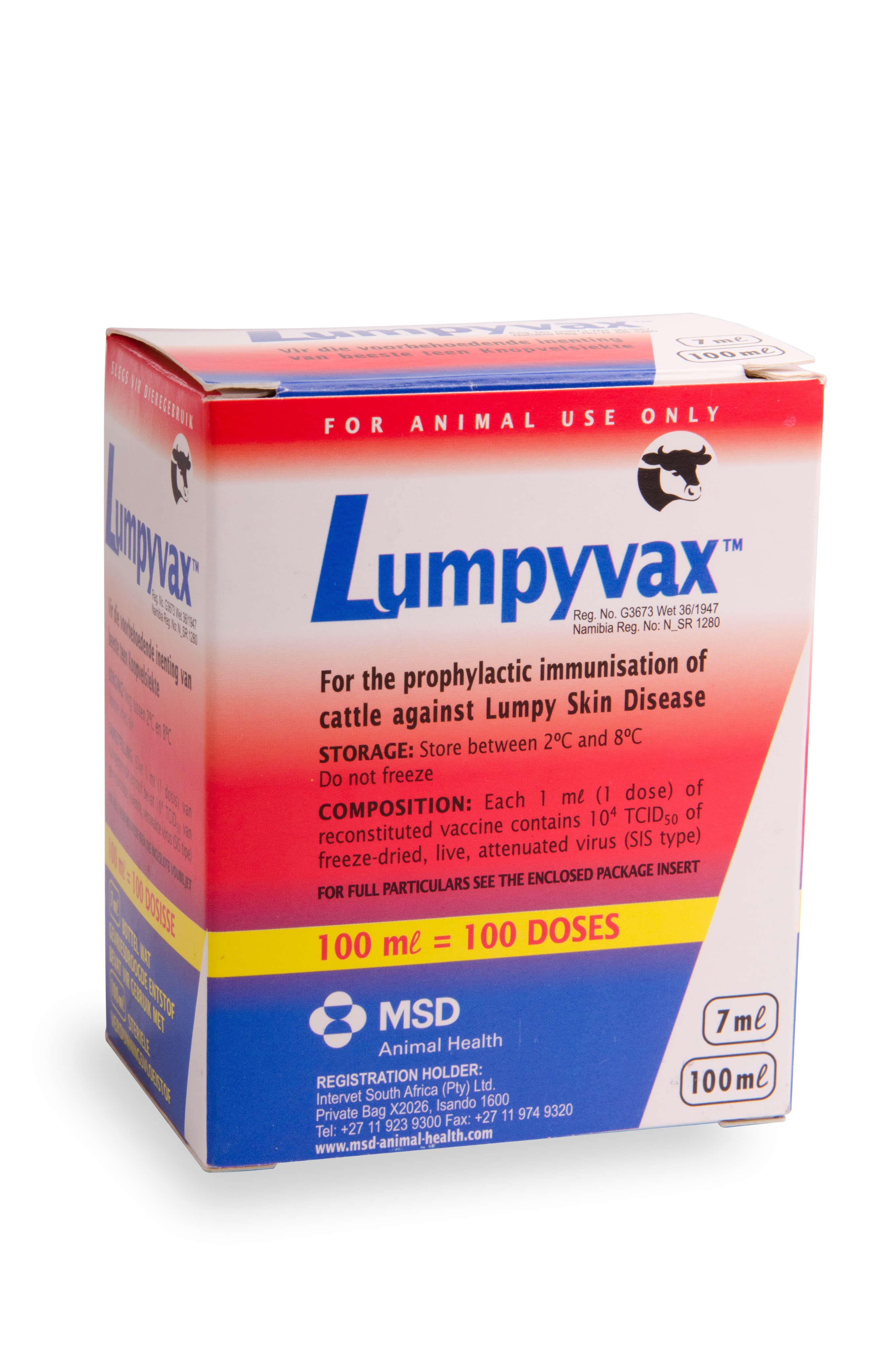 MSD Vaccine Lumpyvax Agrimark MSD Vaccine Lumpyvax Agrimark