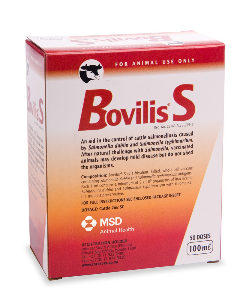 MSD Vaccine Bovilis S 50D 100ml | Agrimark