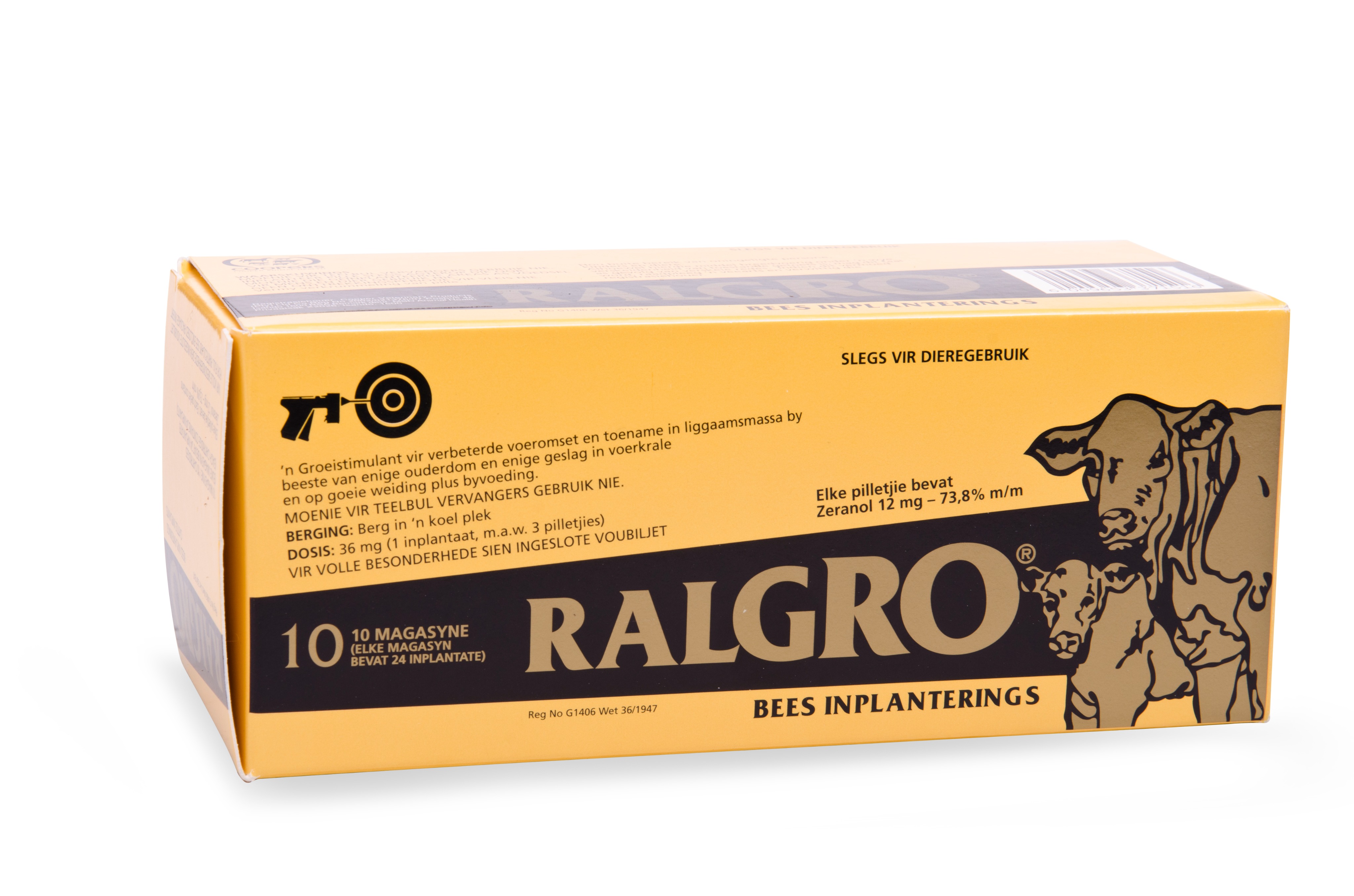 MSD Ralgro Cattle 10 x 24 Dose | Agrimark