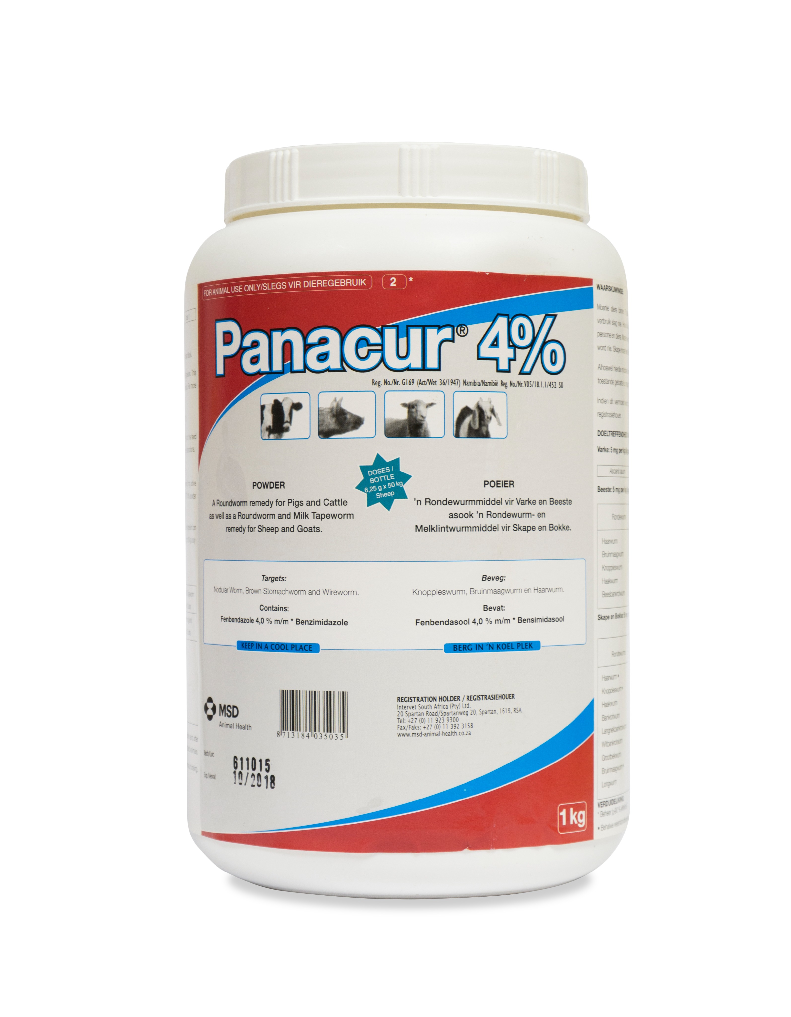 MSD Panacur 4% 1kg | Agrimark