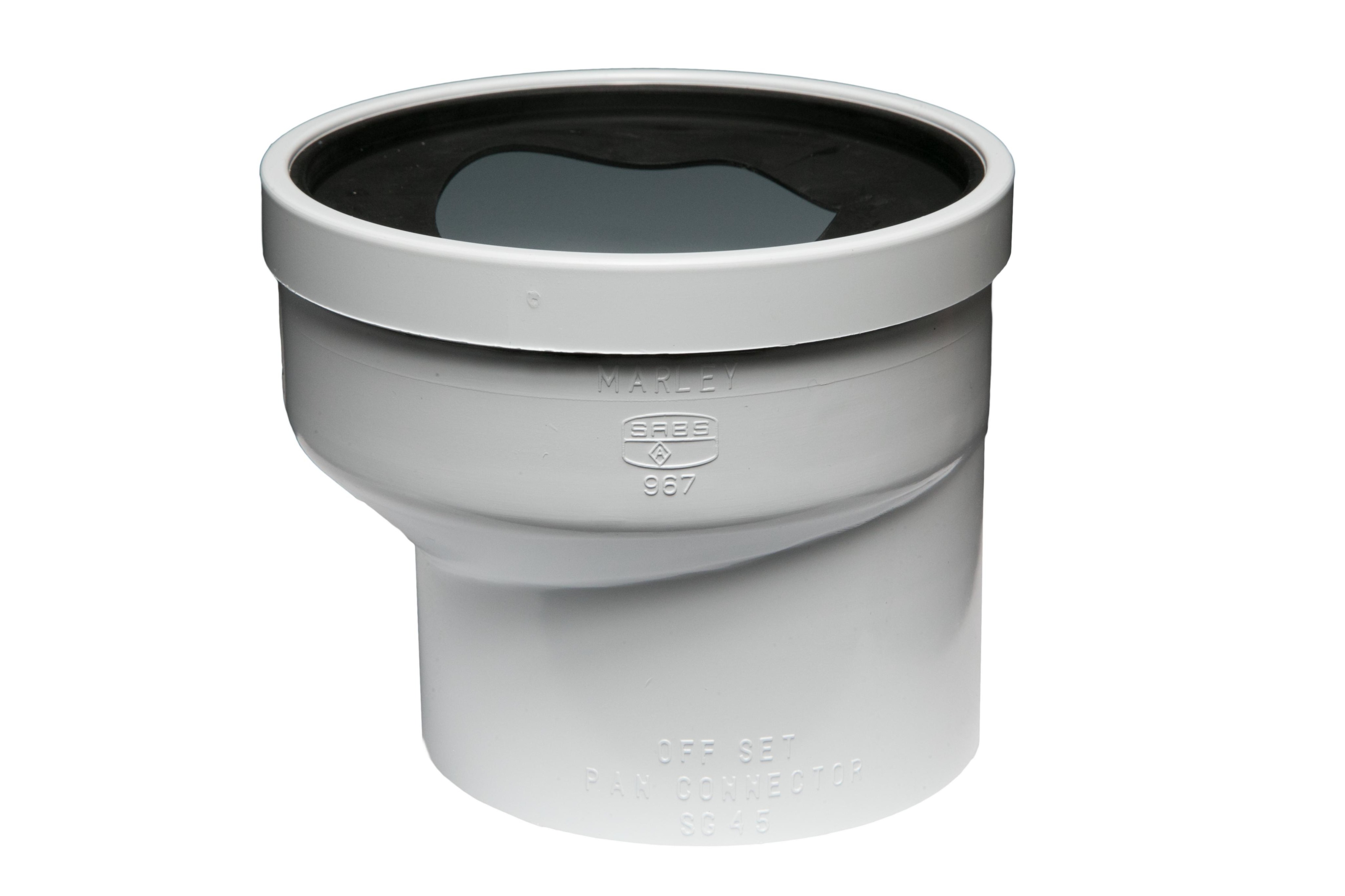 Marley Pvc Sv Pan Collar Wc Offset 110mm | Agrimark
