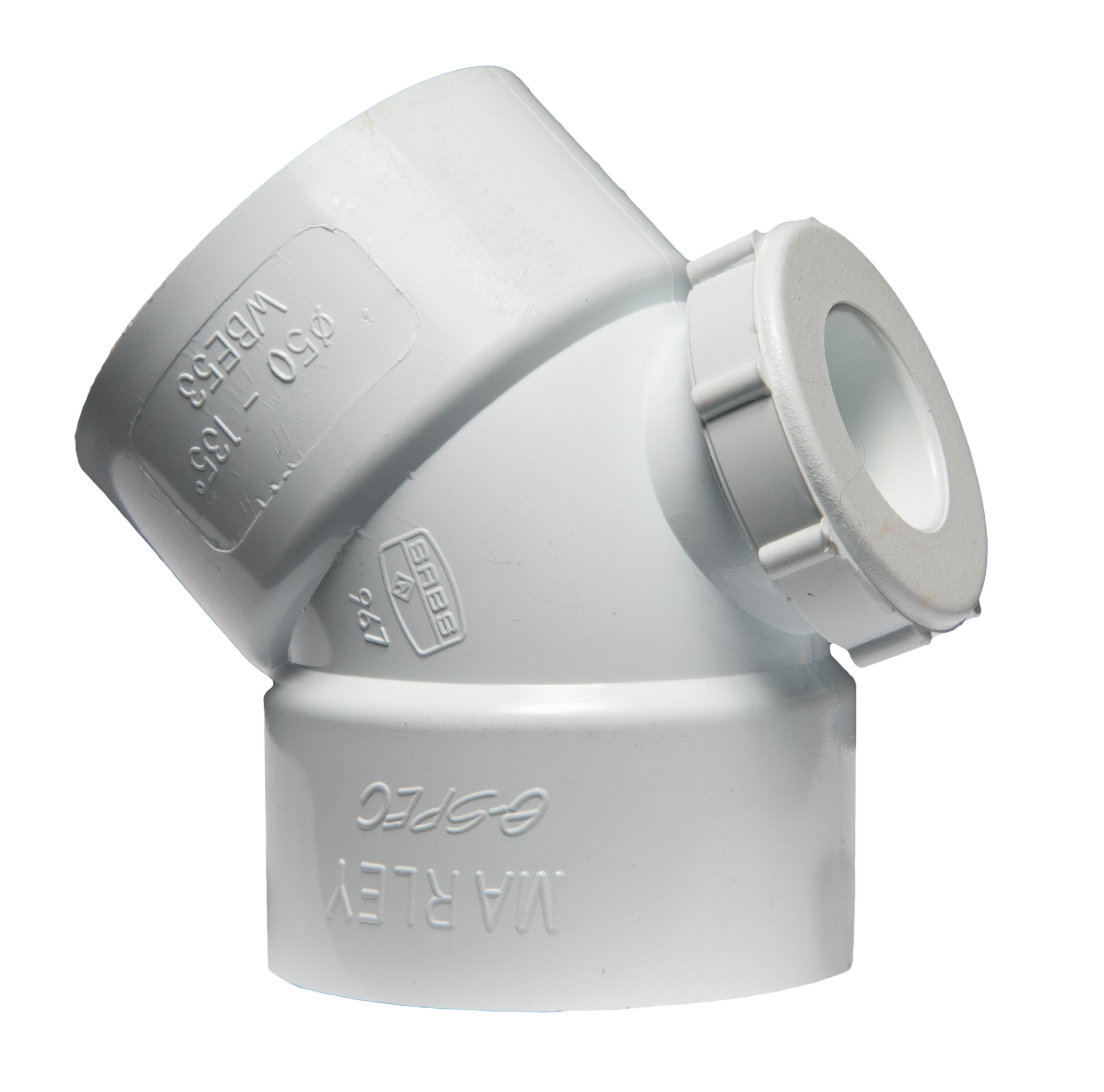 Marley Pvc Waste A/h Bend S/w 50x135deg | Agrimark