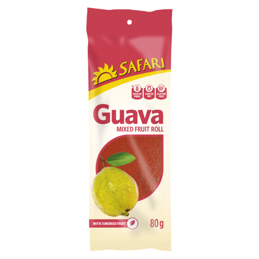 Safari Dried Guava Roll 80g | Agrimark