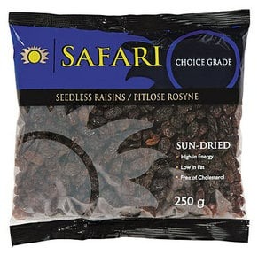 Safari Raisins Pitted 250g | Agrimark
