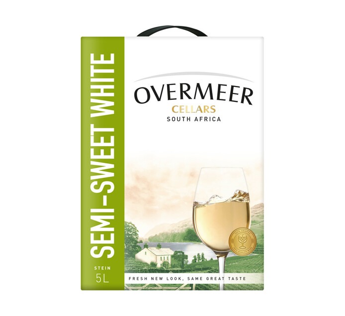 Overmeer Stein Semi-Sweet White Wine 5L | Agrimark