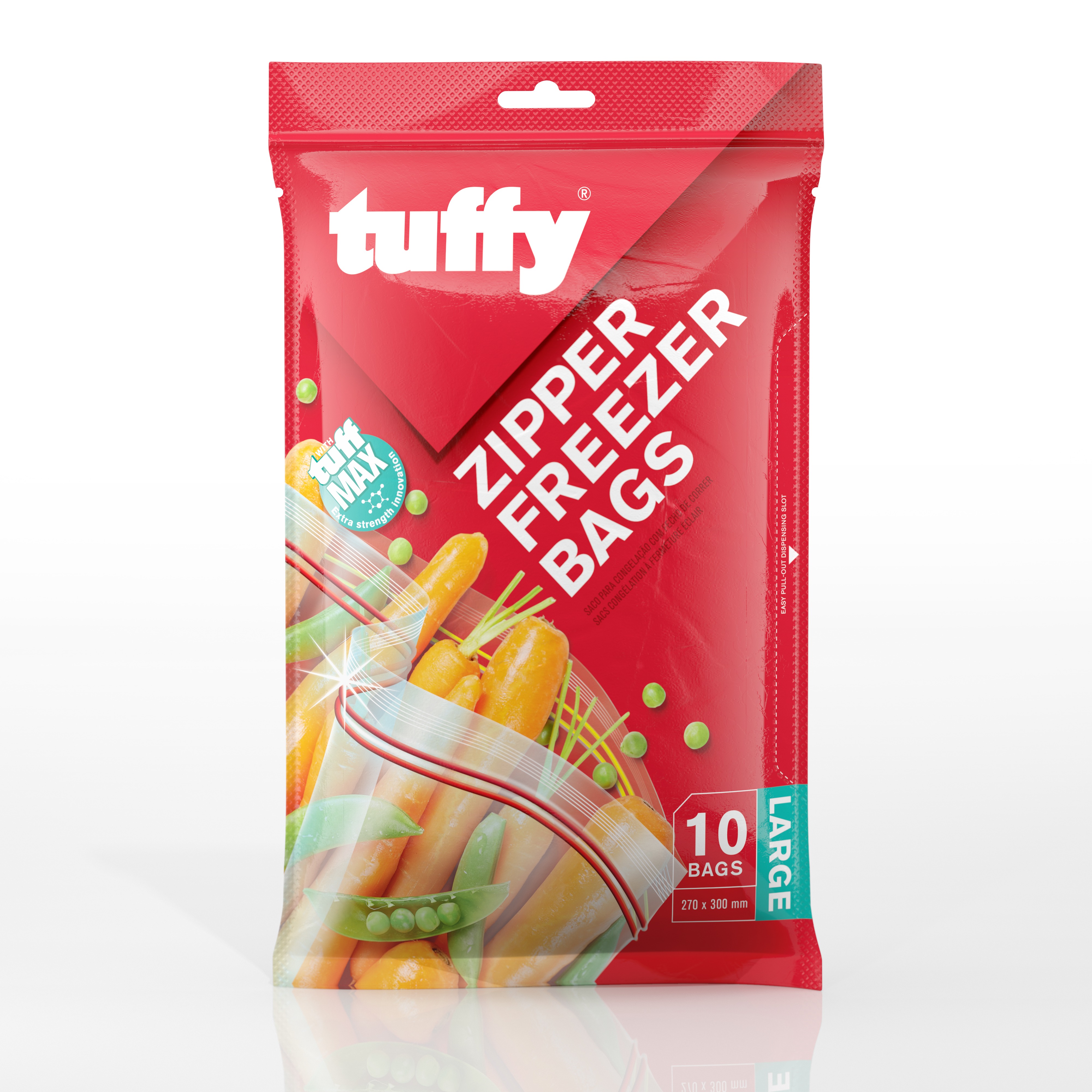 Tuffy Zipper Bags Freezer Large 10's | Agrimark