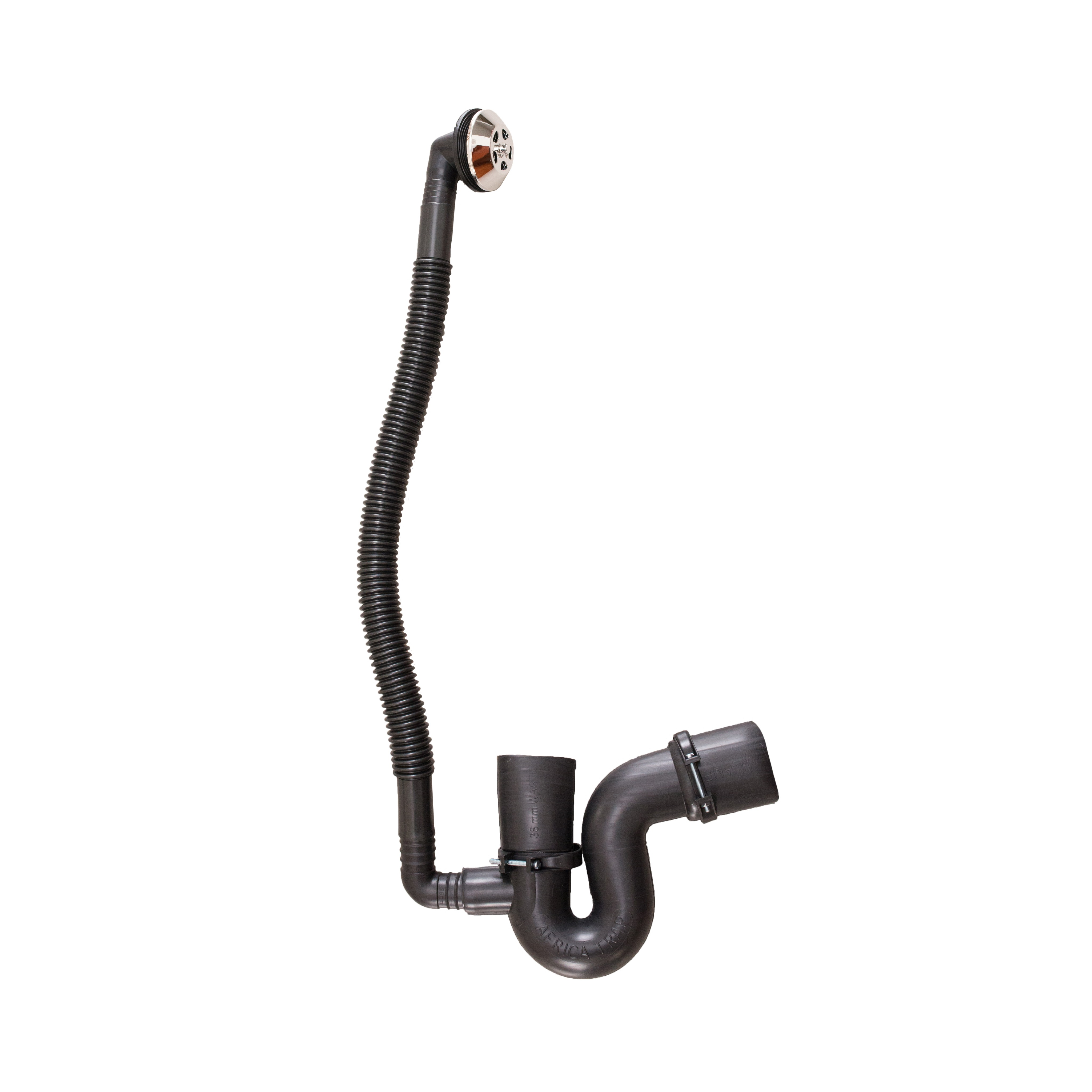 Splashworks Trap Bath Overflow Rubber Black 40mm | Agrimark