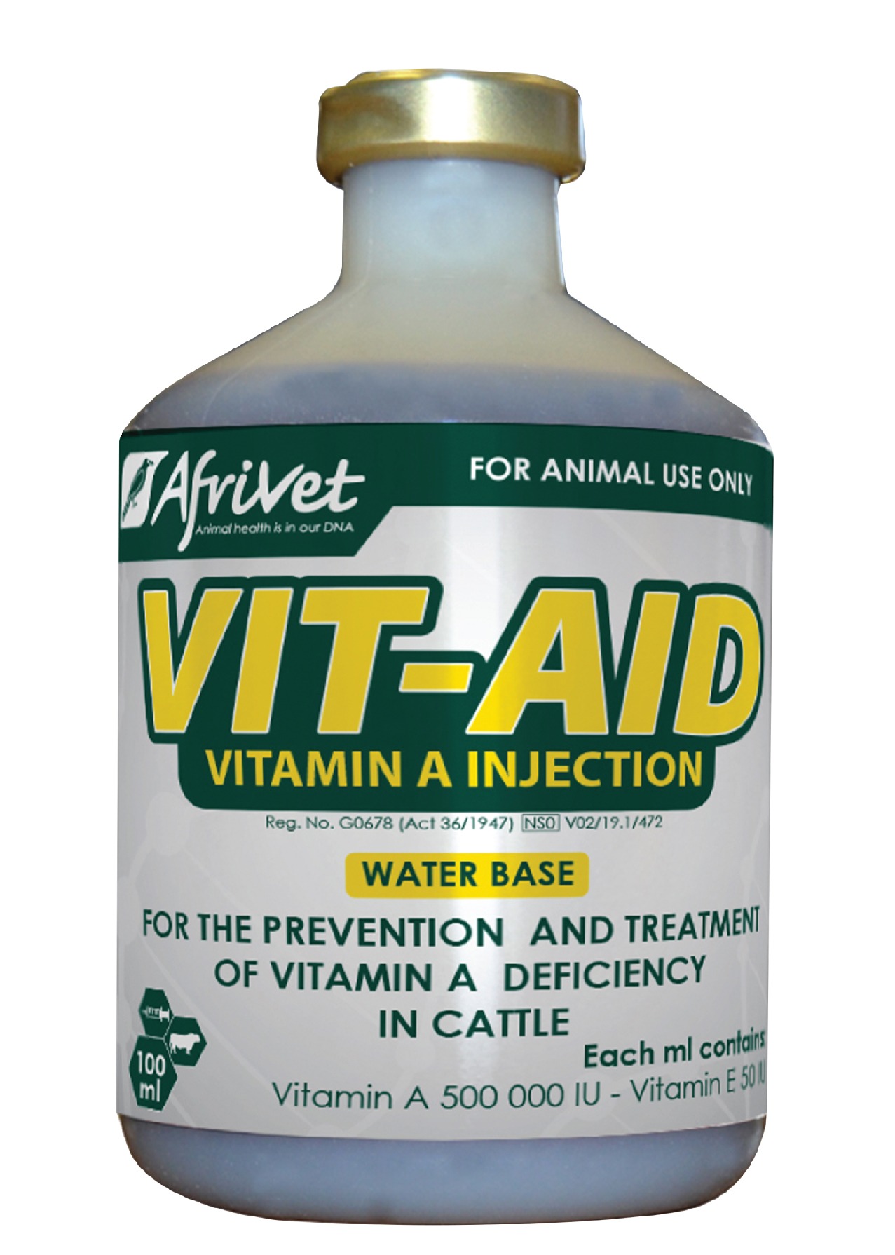 Afrivet Vit Aid Injection (Cattle) 100ml | Agrimark