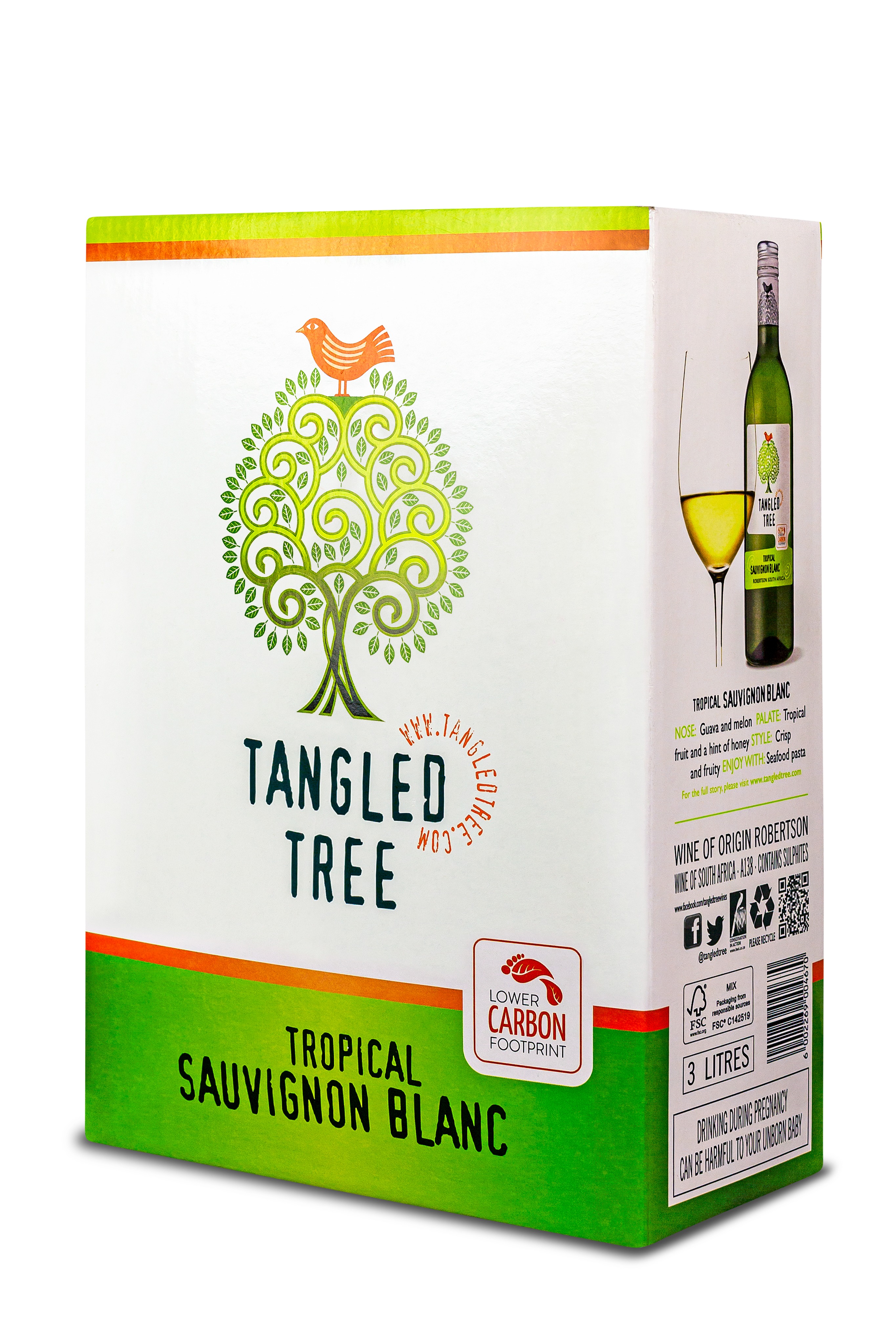 Tangled Tree Tropical Sauvignon Blanc 3L | Agrimark